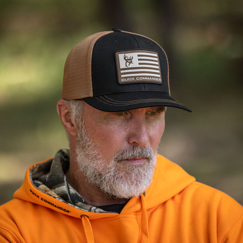 Buck Commander Flag Patch Hat