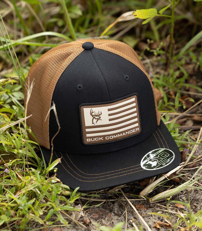 Buck Commander Flag Patch Hat
